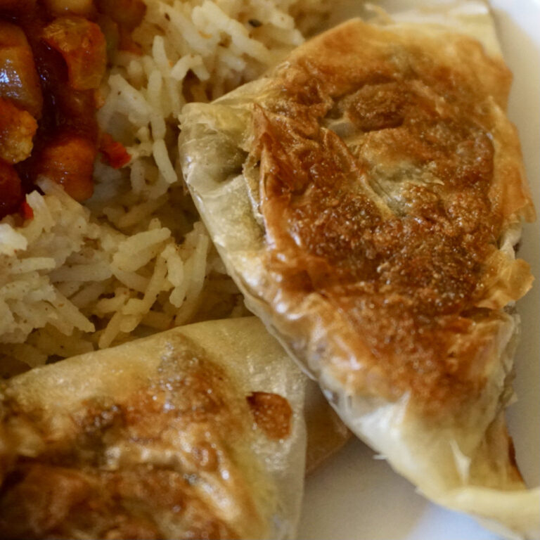 Vegetable samosas with filo pastry - Veggie Ideas