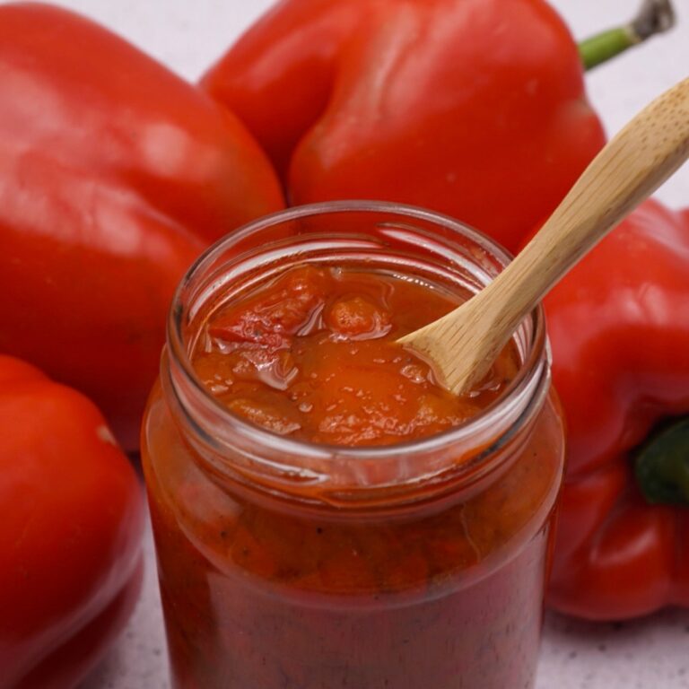 Red pepper chutney - Veggie Ideas