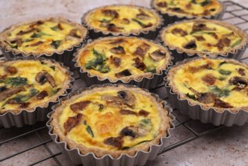 Mini vegetable quiches - Veggie Ideas